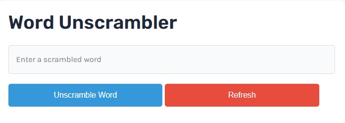 Best Online Game Unscramble Word With Friends 100% Free - Prompt AI Tools